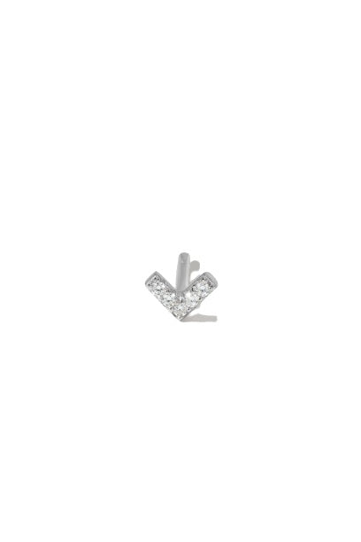 Vee Silver Stud (Ball Screw) – fashionbox